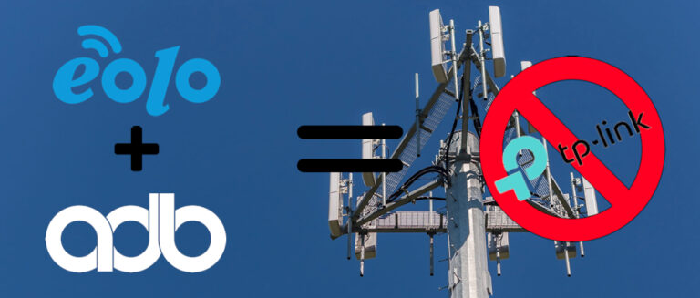 EOLOrouterEVO ADB VP4412 in sostituzione del TP-Link VR1210v