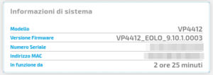 EOLOrouterEVO ADB VP4412 in sostituzione del TP-Link VR1210v
